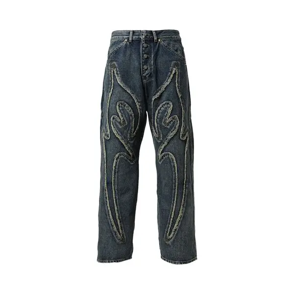 THUG CLUB Tribal Denim Pants