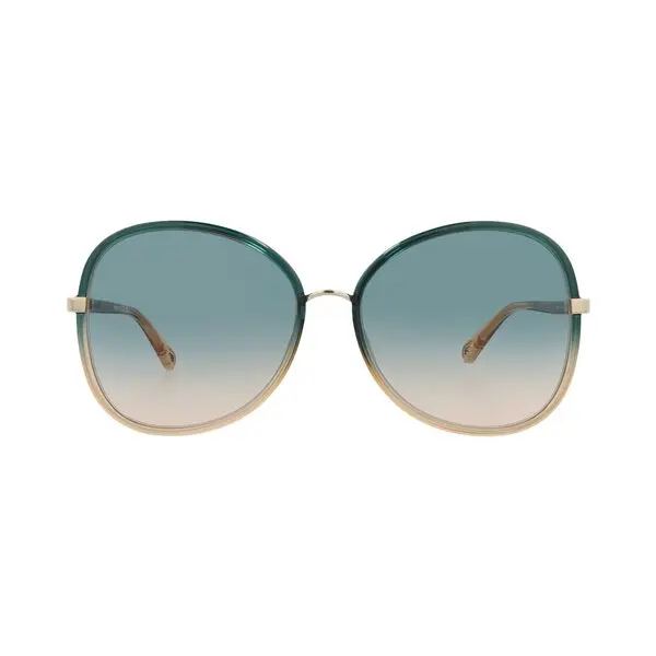 Chloé Round Frame Sunglasses - Green