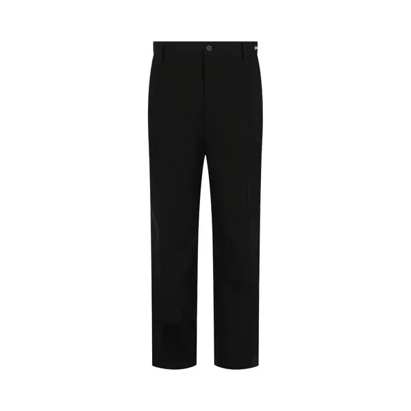 FERRAGAMO Flared Cotton Chino Trousers