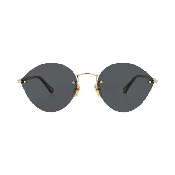 Chloé Metal Cat Eye Sunglasses - Gold