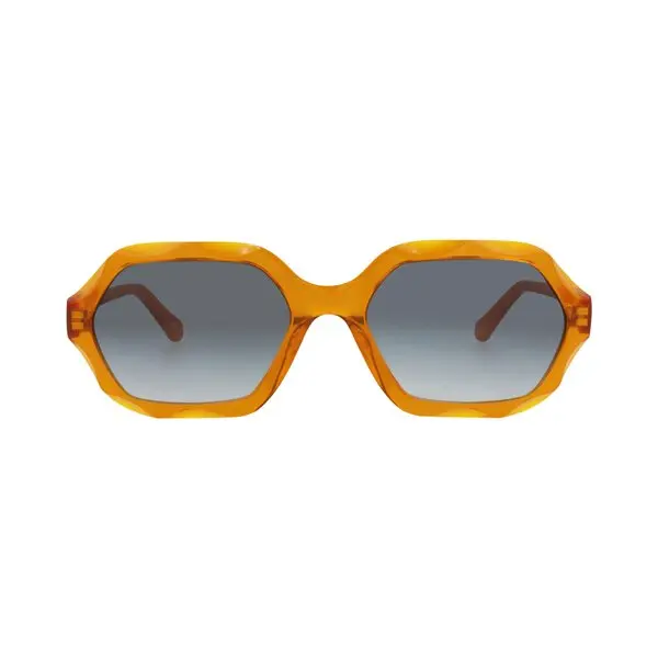 Chloé Square Frame Recycled Acetate Sunglasses - Orange
