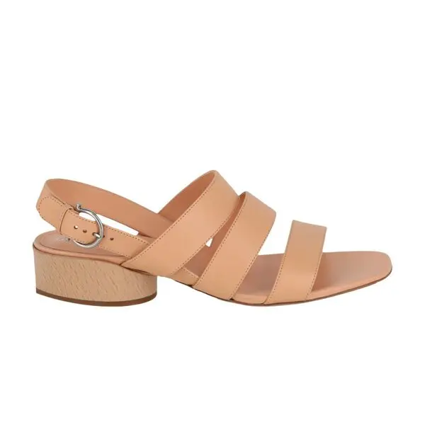 FERRAGAMO Trezze Heel Sandal - Tan
