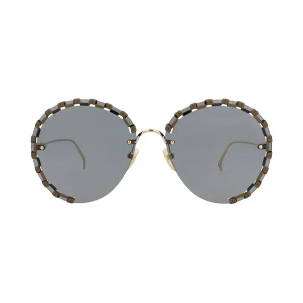 Chloé Round Frame Sunglasses - Gold