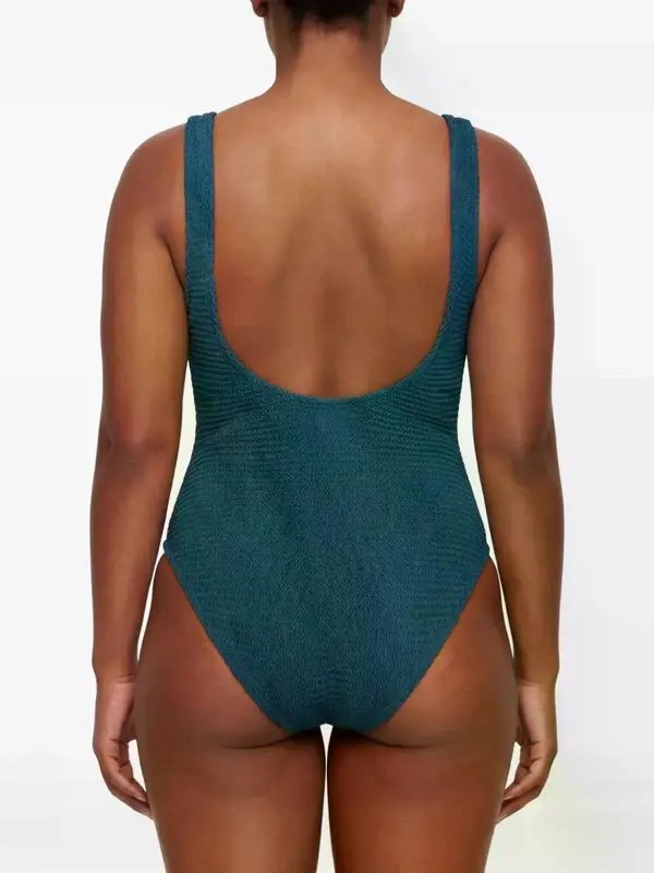 PARAMIDONNA Mika Textured Swimsuit - Blue