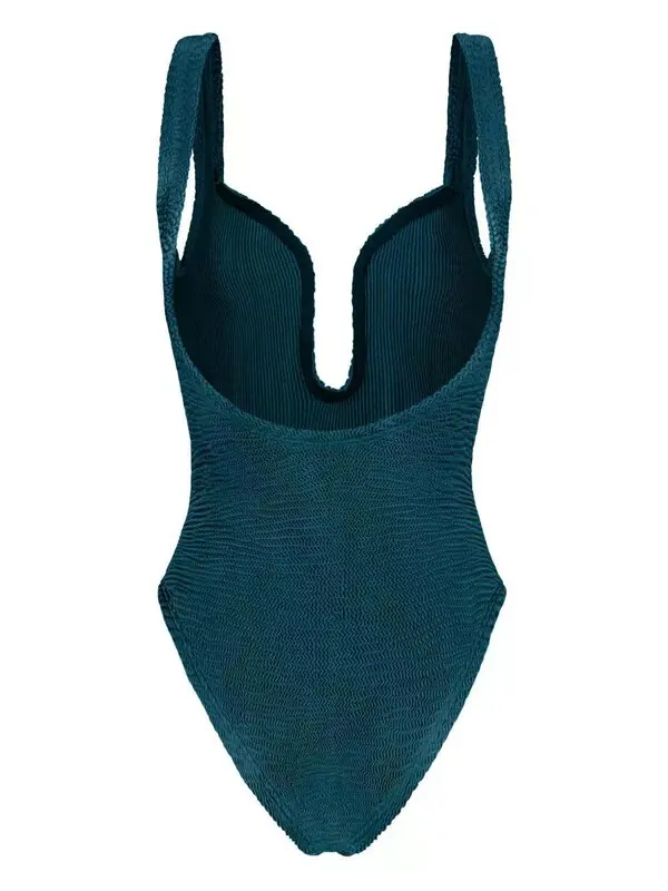 PARAMIDONNA Mika Textured Swimsuit - Blue