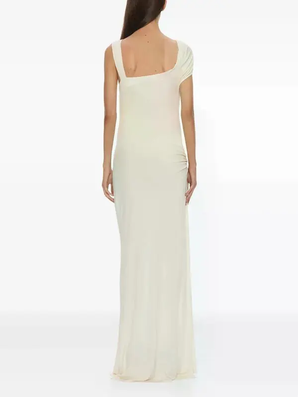 Christopher Esber Veer Spiral Crystal Draped Maxi Dress