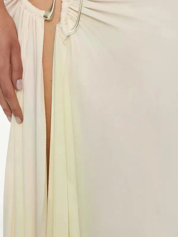 Christopher Esber Veer Spiral Crystal Draped Maxi Dress