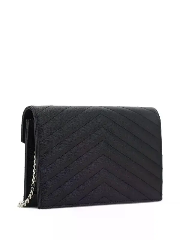 Saint Laurent Cassandre Mini Bag - Black