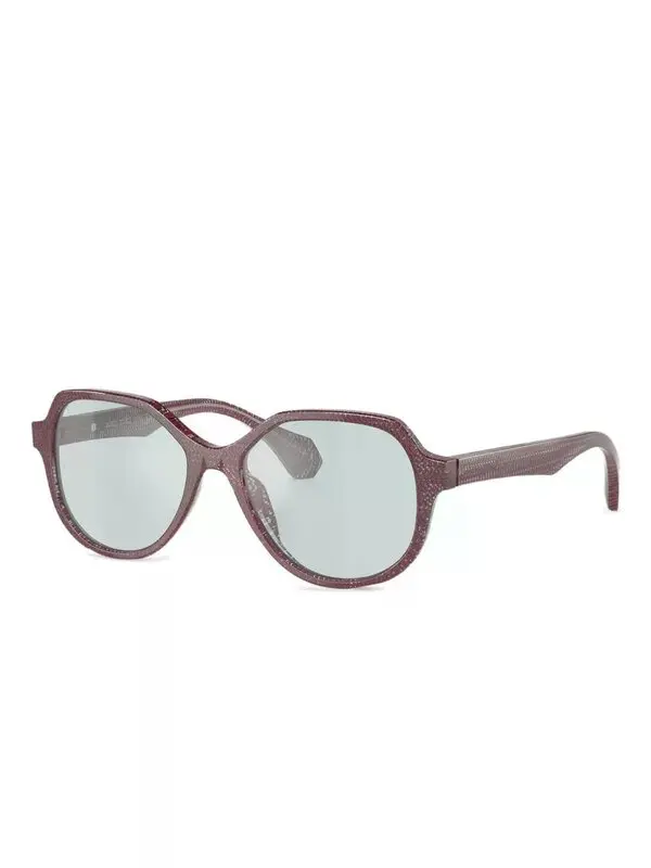 ALAIN MIKLI Pointillé Geometric Sunglasses