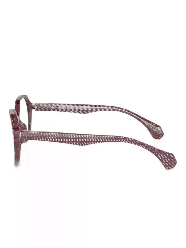 ALAIN MIKLI Pointillé Geometric Sunglasses
