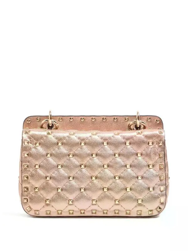 Valentino Garavani Small Rockstud Spike Quilted Cross Body Bag - Pink