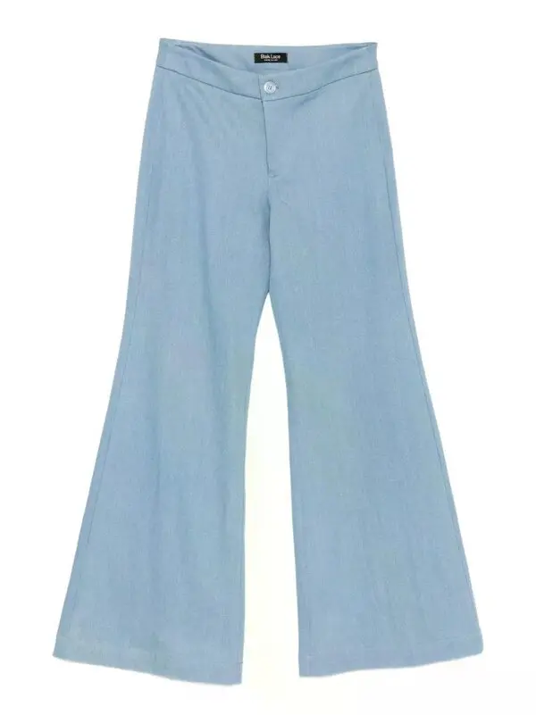 BLAKLACE Button Flared Trousers