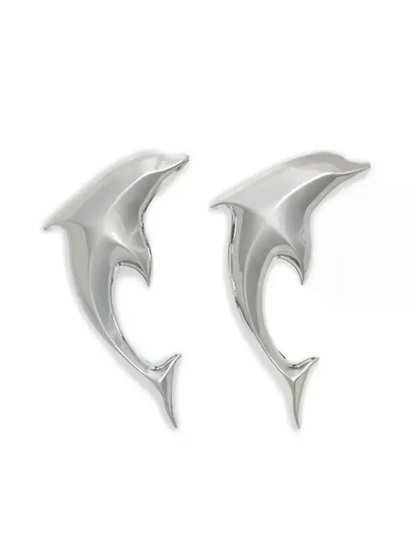 Blumarine Dolphin Ear Cuffs - Silver