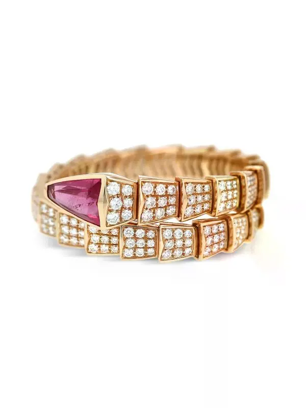 BVLGARI 2010's Serpenti Viper Bracelet - Pink