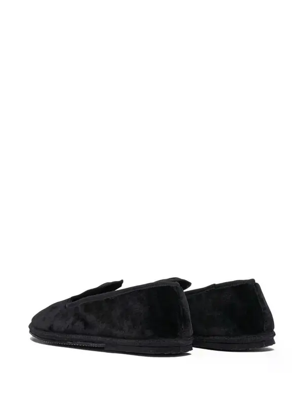 SENTIER Velvet Loafers - Black