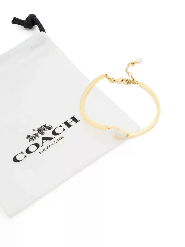 COACH Heart Charm Bracelet