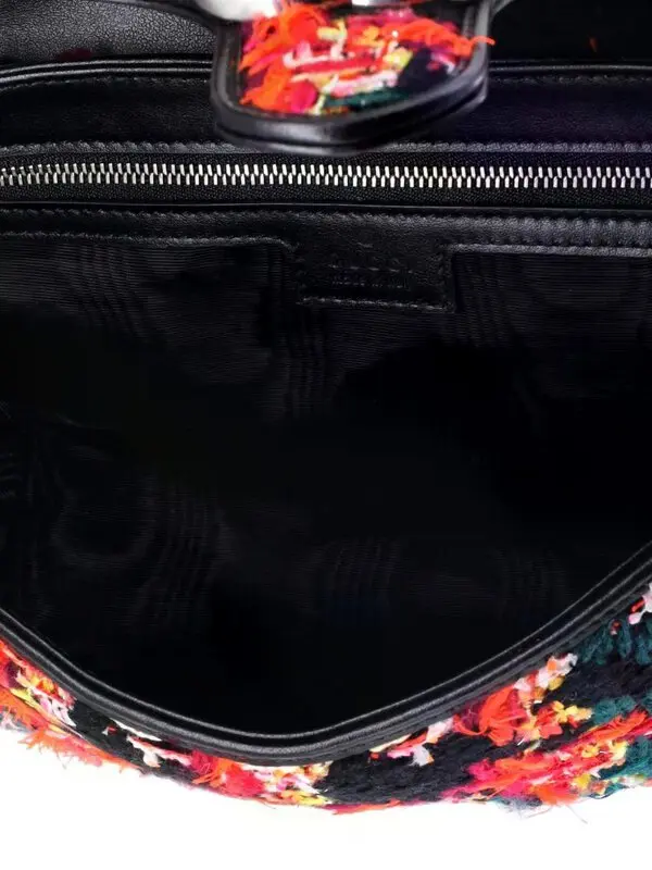 Gucci Gg Marmont Flap Tweed Small Shoulder Bag