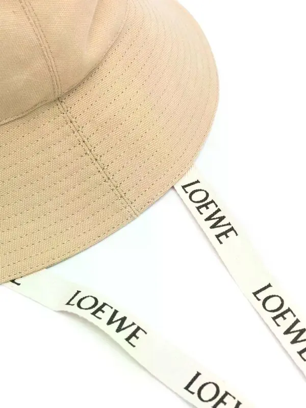 Loewe Logo-patch Canvas Bucket Hat