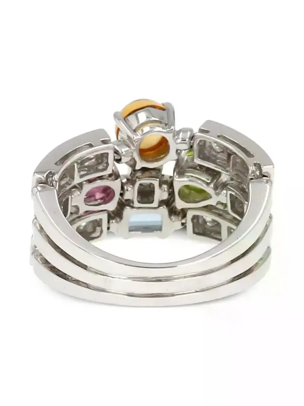BVLGARI 2010's Allegra Diamond Gemstone Ring