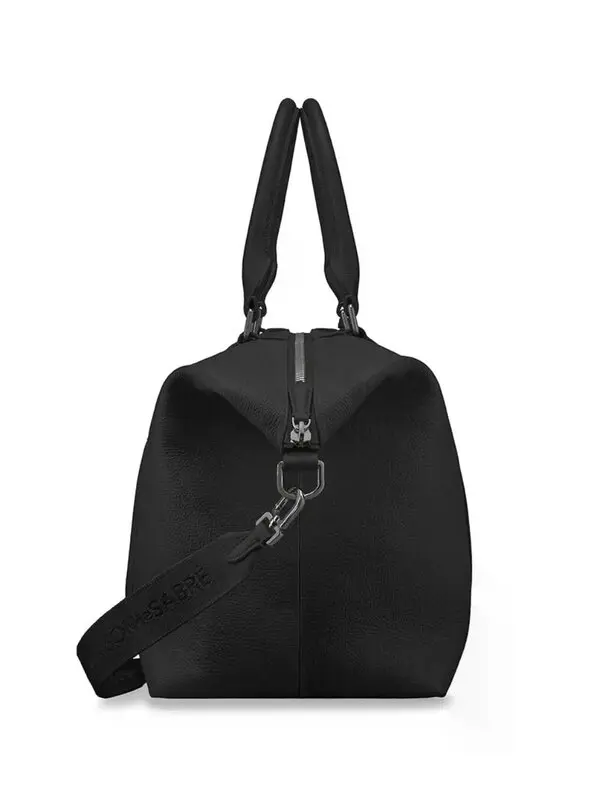 MAISON DE SABRE Large Leather Weekender Bag - Black