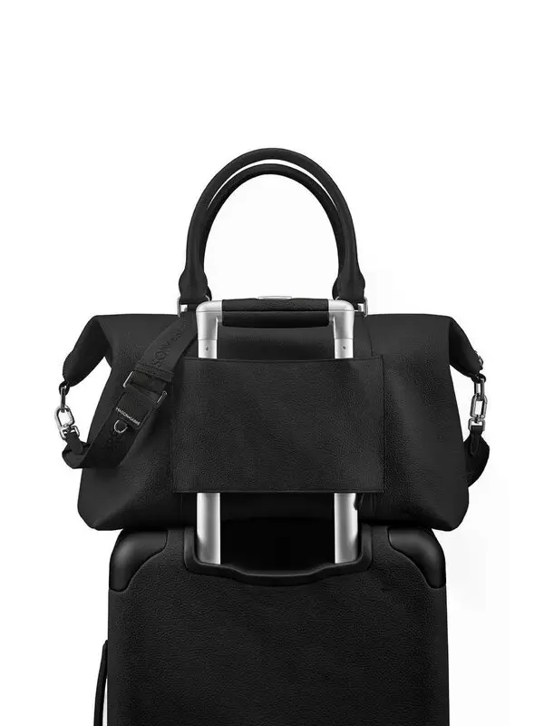 MAISON DE SABRE Large Leather Weekender Bag - Black