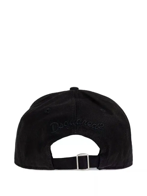 Dsquared2 Baseball Cap With Appliqué Detail - Black