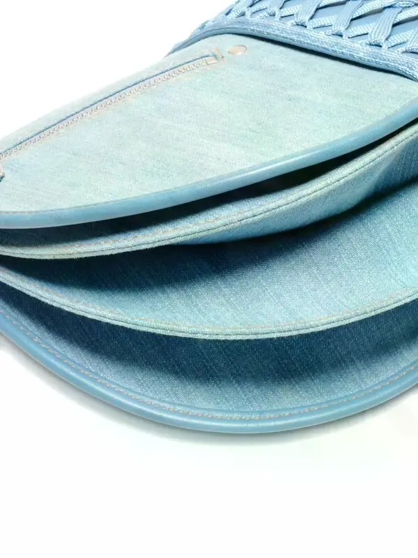 Dior 2002 Denim Shoulder Bag - Blue