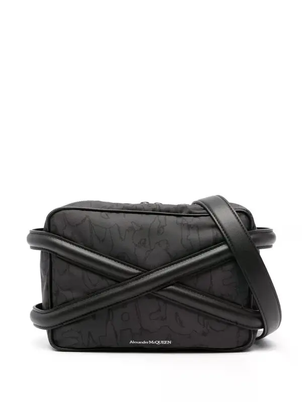 Alexander McQueen The Harness Zipped Camera Bag - Black