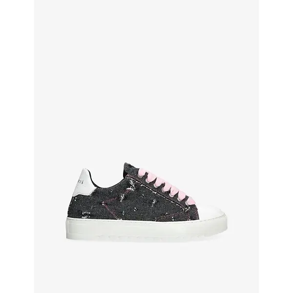 NUMERIS Atelier Canvas Trainers - Pink Comb