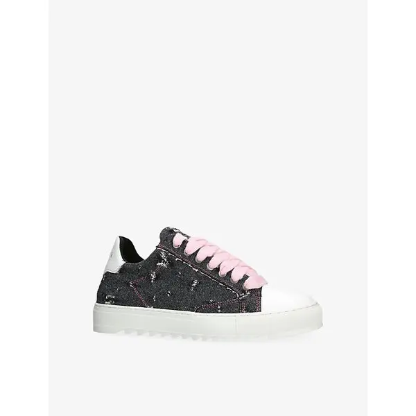 NUMERIS Atelier Canvas Trainers - Pink Comb