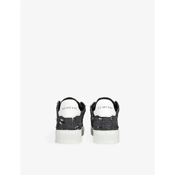 NUMERIS Atelier Canvas Trainers - Pink Comb