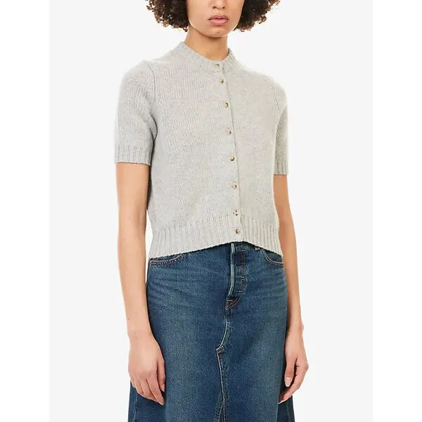Khaite Nora Cardigan - Heather Grey