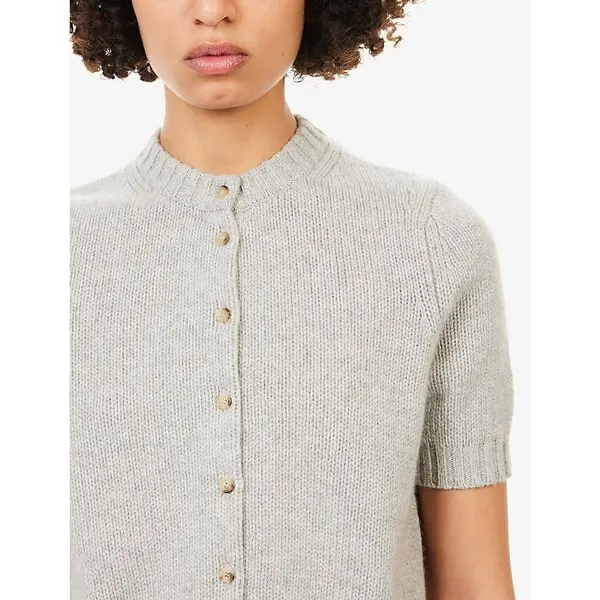 Khaite Nora Cardigan - Heather Grey