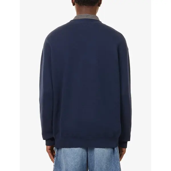 JW Anderson Embroidered Cotton Sweatshirt