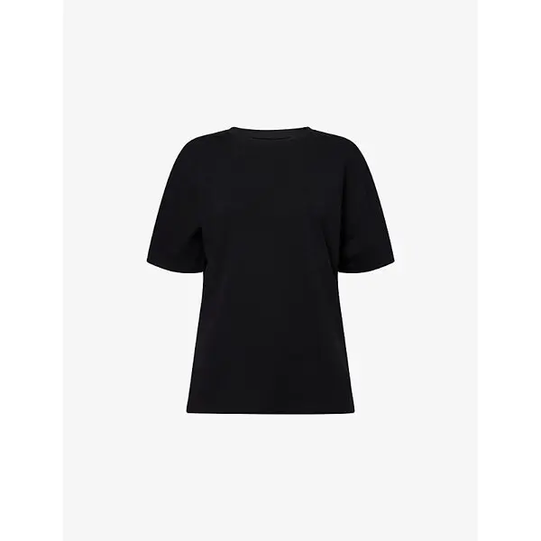 Khaite Mae Short-sleeved Cotton T-shirt