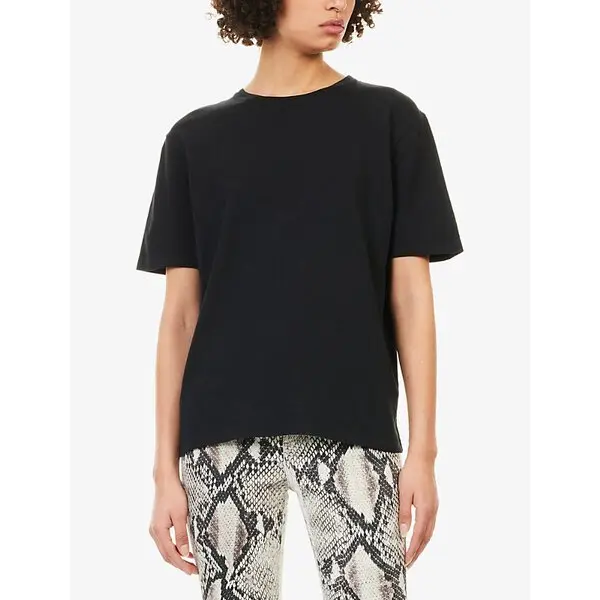 Khaite Mae Short-sleeved Cotton T-shirt