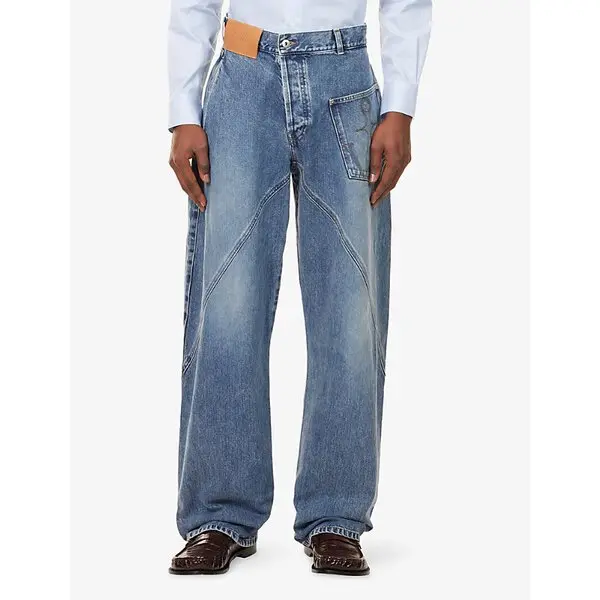 JW Anderson Twisted Straight-leg Jeans