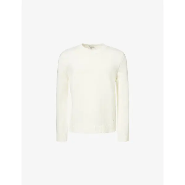 BELIER Crewneck Logo-plaque Knitted Jumper