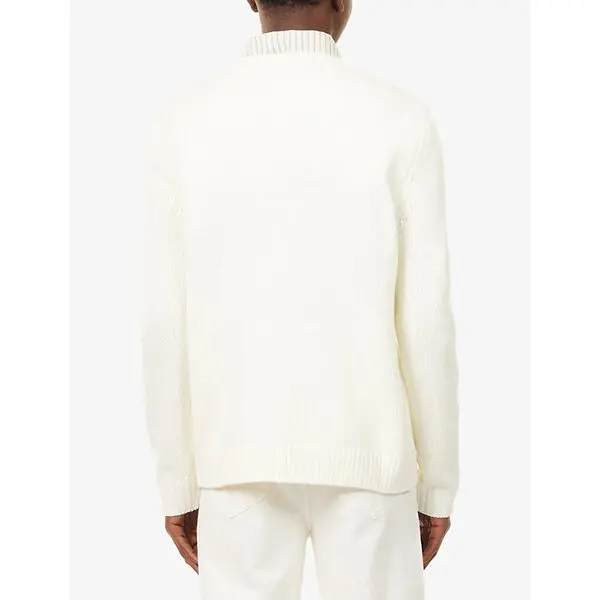 BELIER Crewneck Logo-plaque Knitted Jumper
