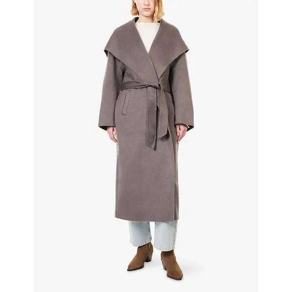 Dissh Marle Belted Wool-blend Coat