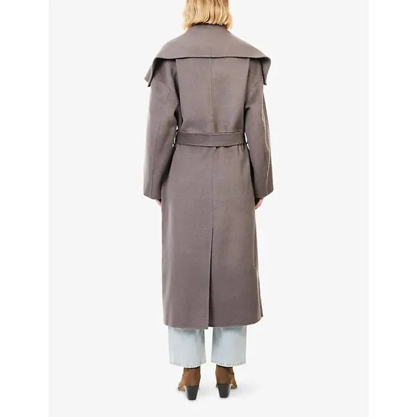 Dissh Marle Belted Wool-blend Coat