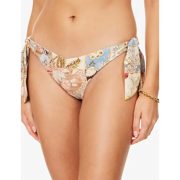 Zimmermann Daylight Printed Bikini Bottoms