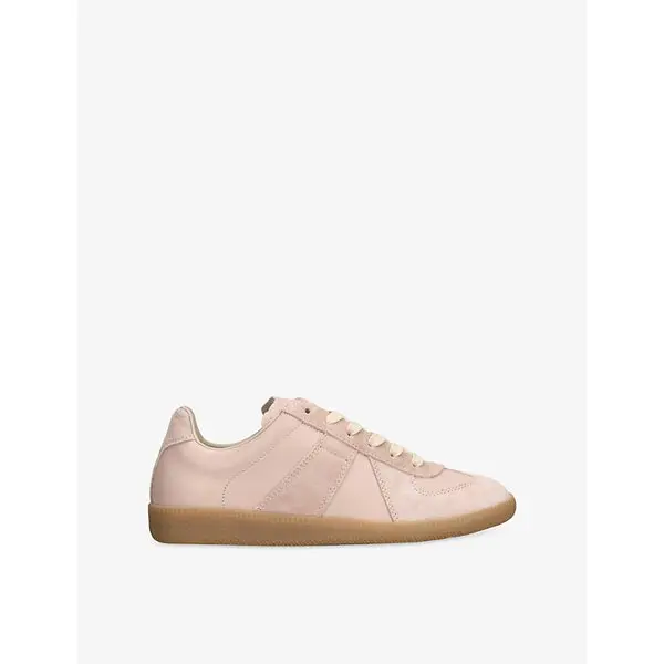 MAISON MARGIELA Replica Leather Trainers - Pink