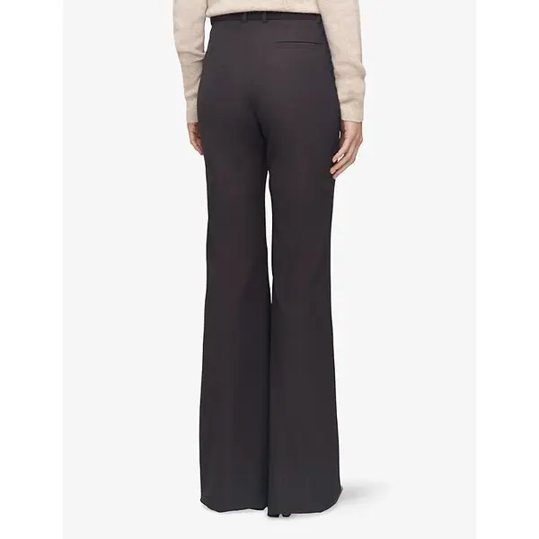 JOSEPH Tafira Gabardine Stretch-woven Trousers - Cocoa