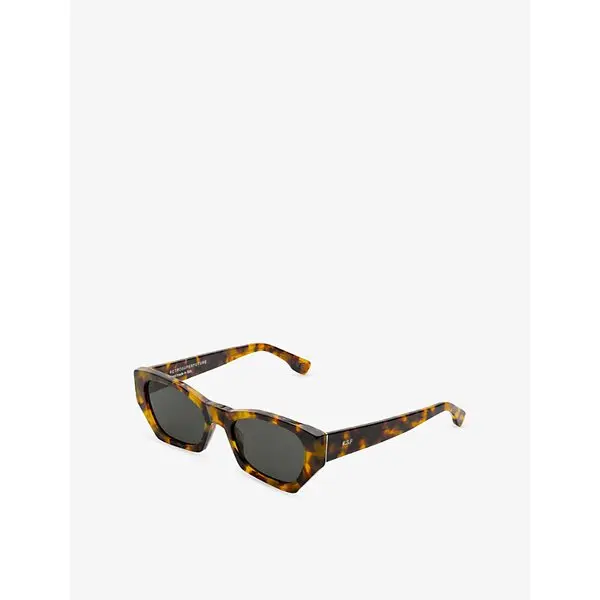 RETROSUPERFUTURE Amata Rectangle-frame Sunglasses - Havana