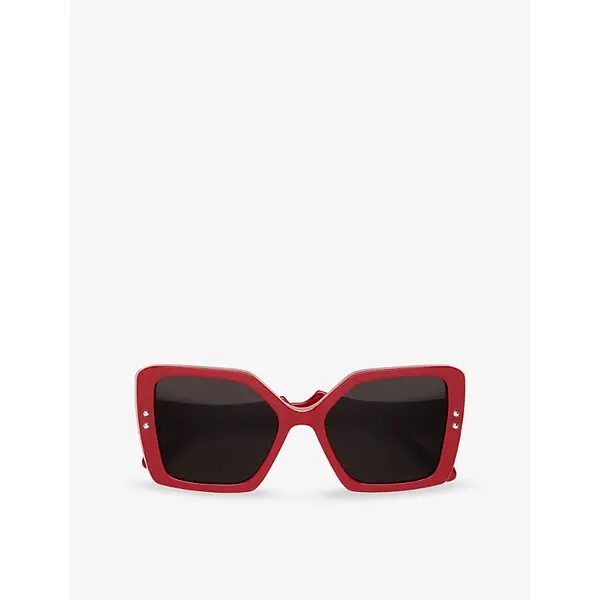 RETROSUPERFUTURE Nimrela Square-frame Sunglasses - Red