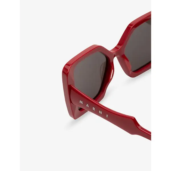 RETROSUPERFUTURE Nimrela Square-frame Sunglasses - Red