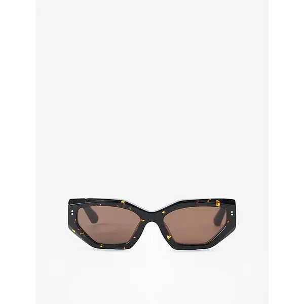 JOSEPH Acetate Cat-eye Sunglasses - Dark Tortoise