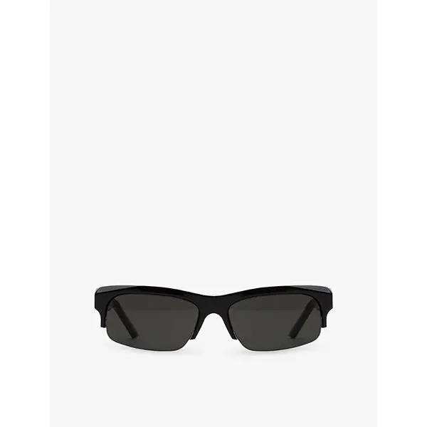 RETROSUPERFUTURE Scatto Rectangular Sunglasses - Black