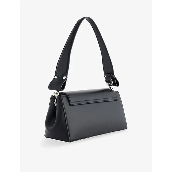 VIVIENNE WESTWOOD Hazel Medium Leather Shoulder Bag - Black